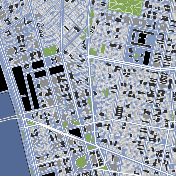 NFT NYC Map ~ Map NFT, SoHo NYC NFT, No. 6 ~ Galeria Rodrigo